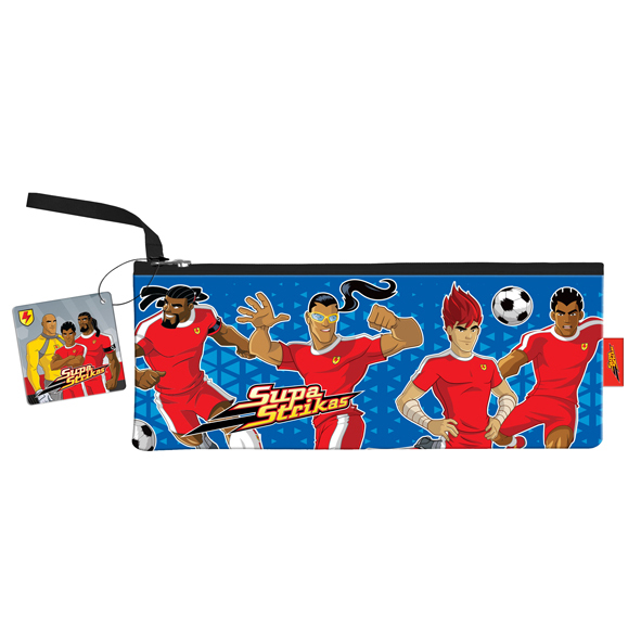 SUPA STRIKAS 33cm PENCIL BAG - National Stationery